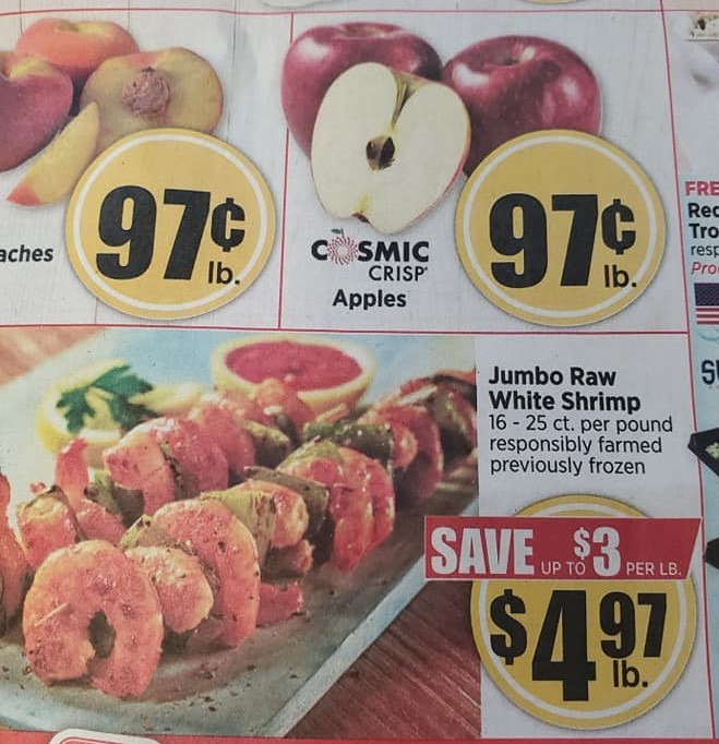Some good eatin' here. HEB prices end tomorrow night.