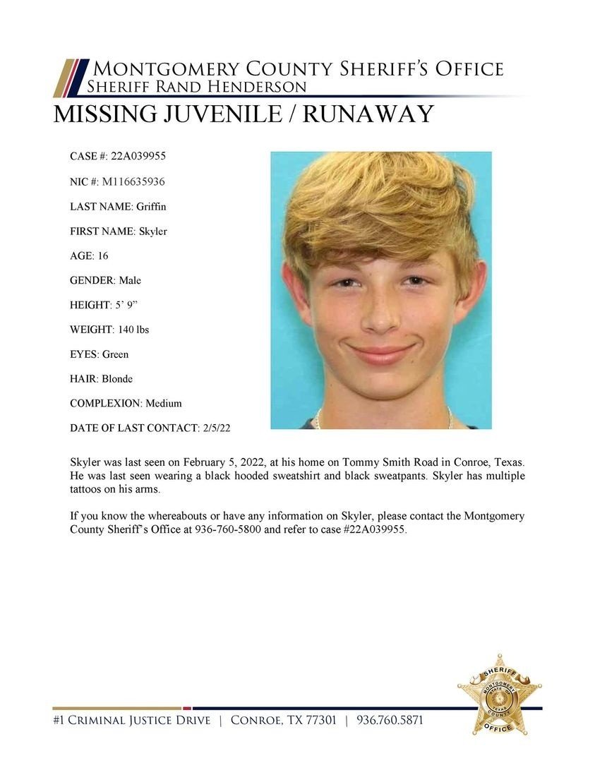 Missing Runaway/Juvenile