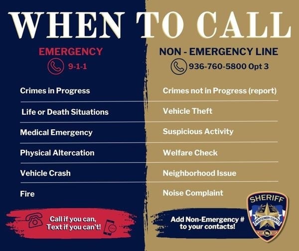 Know the Difference: When to Call 9-1-1 and Non-Emergency